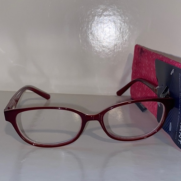 Foster Grant | Accessories | Foster Grant Red Rectangular Glasses ...